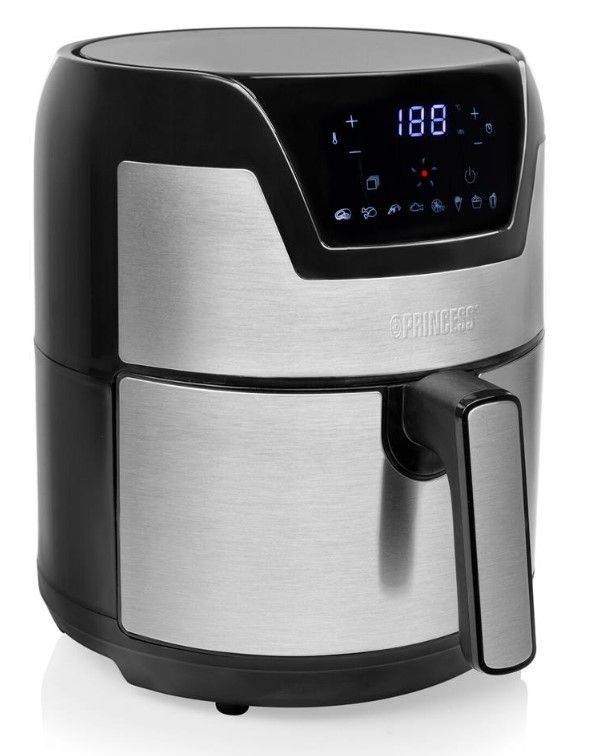 Freidora de aire Princess DIGITAL XXL, Inox, 1500 W, 4.5 L en ELECTRONUKI