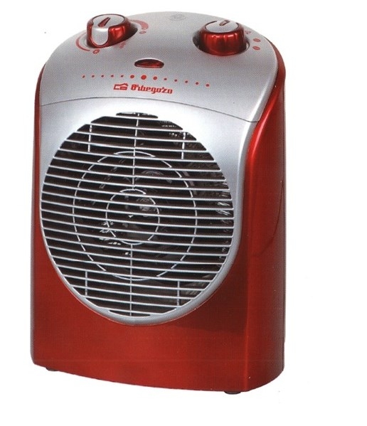 Calefactor ORBEGOZO FH5026 Rojo Compacto en Electrònica Central